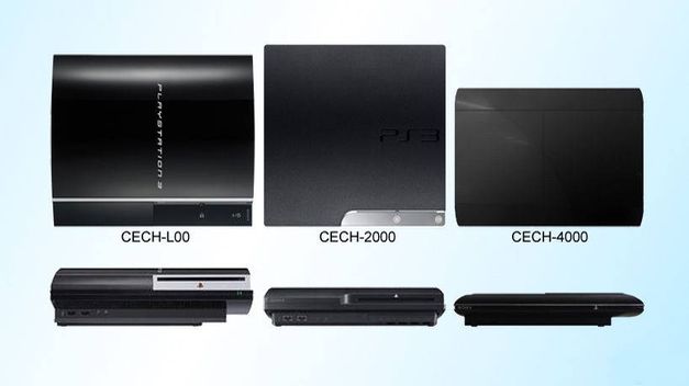 PLAYSTATION 3: Los 3 diferentes modelos de playstation 3