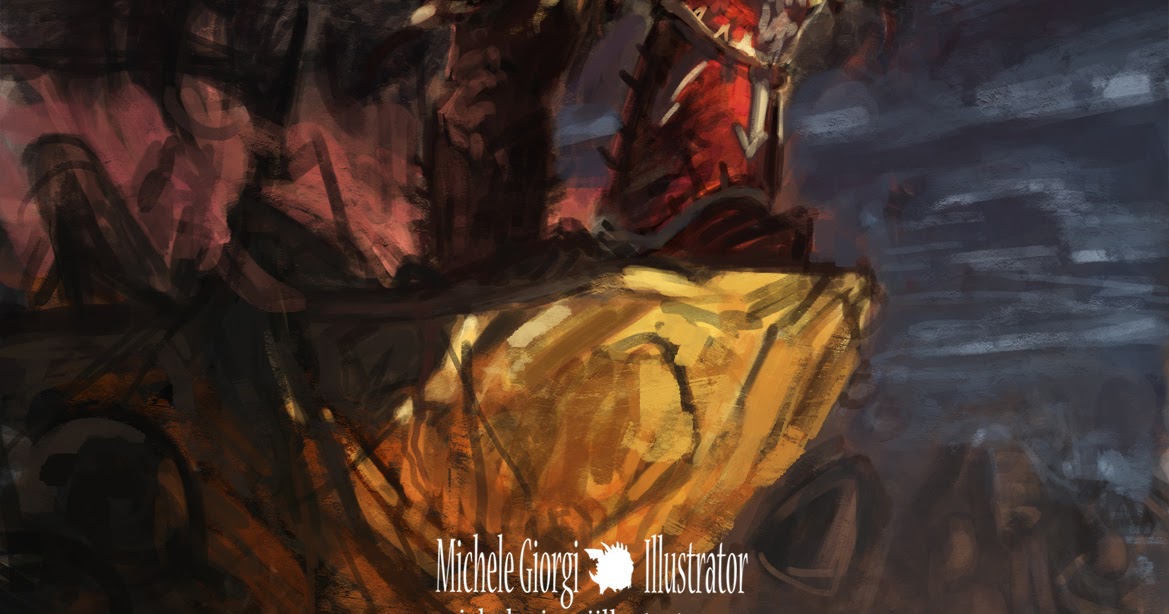 Michele Giorgi Illustrator : Warhammer Fan Art ( work in progress) STEP 2