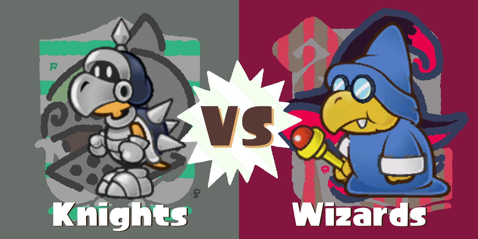 KoopaTV: Splatfest: Would you rather be a KNIGHT or a WIZARD?