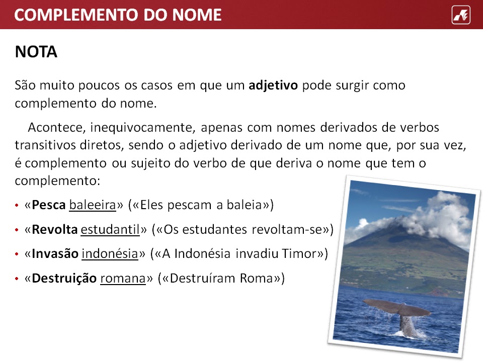 asas-da-fantasia: Complemento do nome ou modificador?