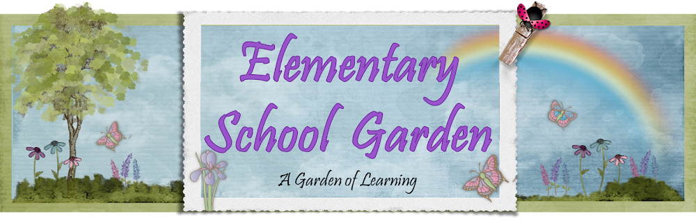 Elementary School Garden: Math Keywords Poster Set