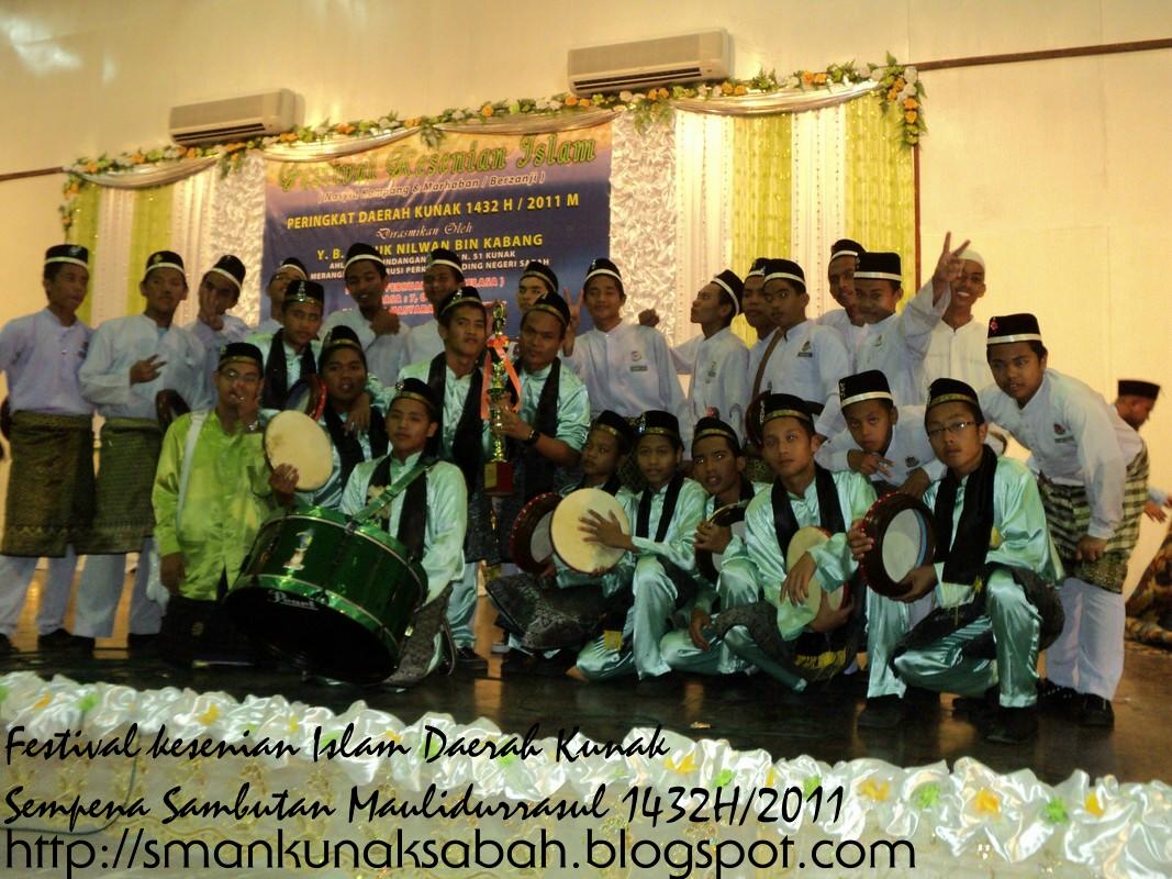 SMU Pekan Kunak Johan Pertandingan Sepanduk & Kompang Sempena Maulid ...