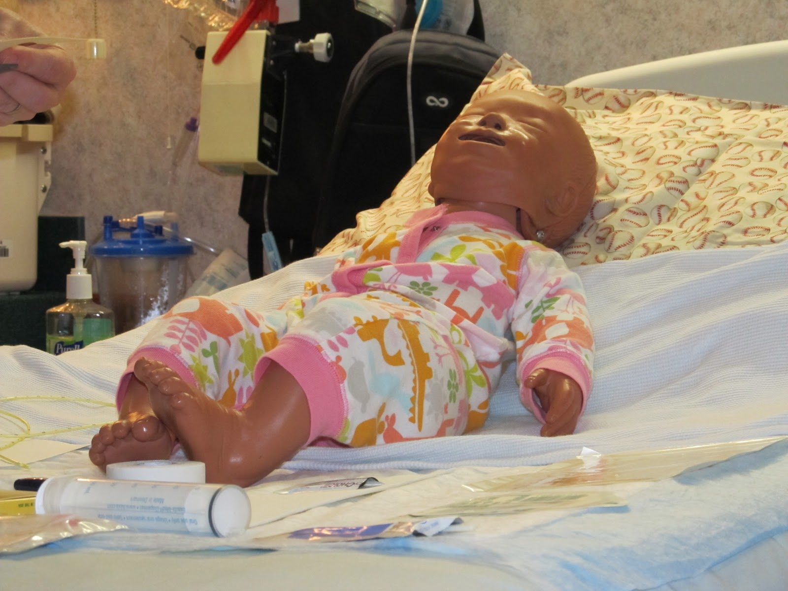 Aidan... With Eos: Feeding Tube: Tube Day