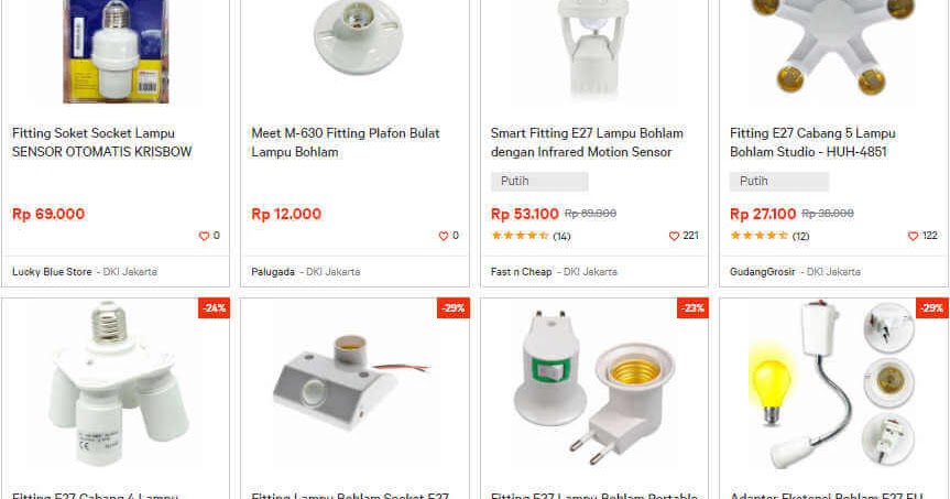 11 Jenis Jenis Fitting Lampu Terbaik - Guntur Sapta Blog