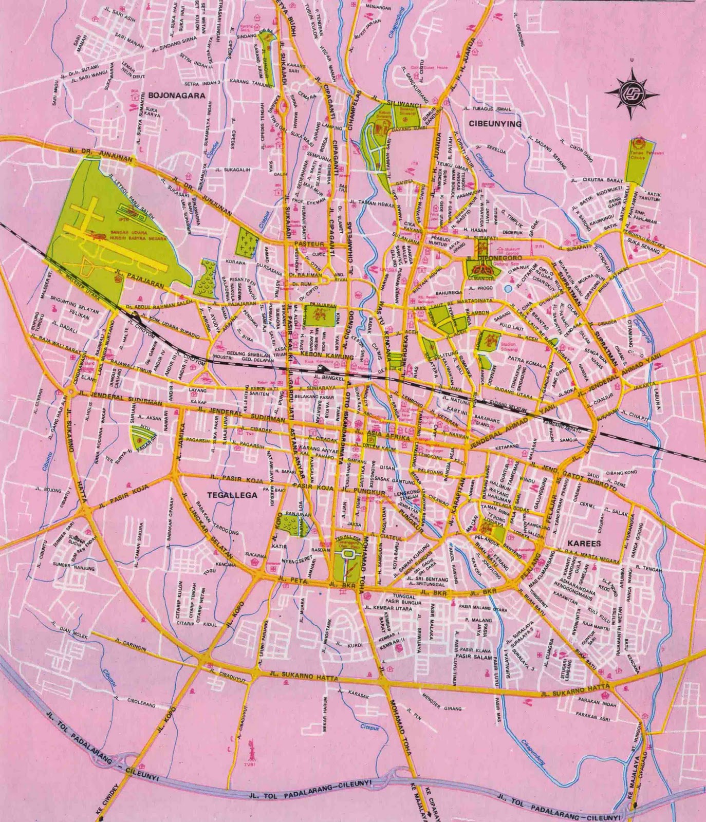 Bandung Indonesia Map