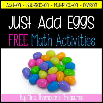 Free Easter Egg Math Activities | Classroom Freebies | Bloglovin’