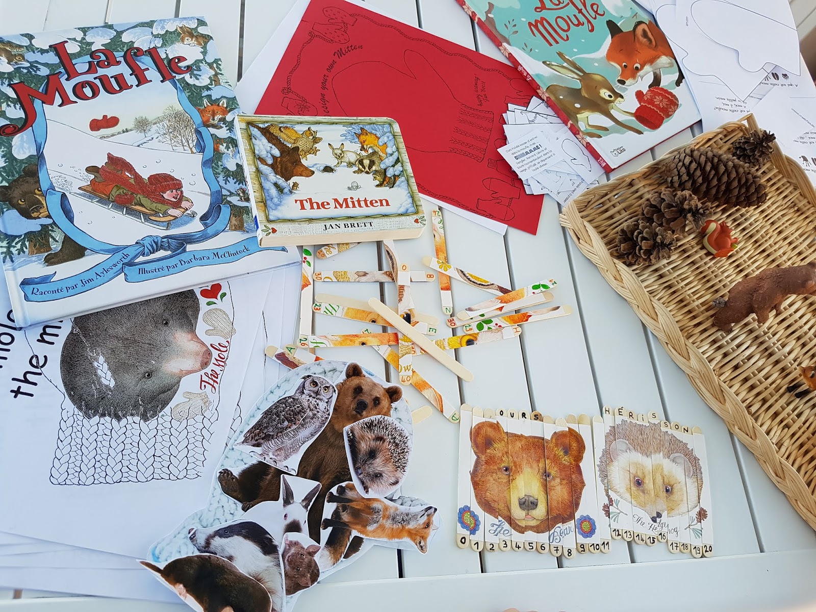 Sous le feuillage: Exploitation Album La moufle maternelle (moyenne ...