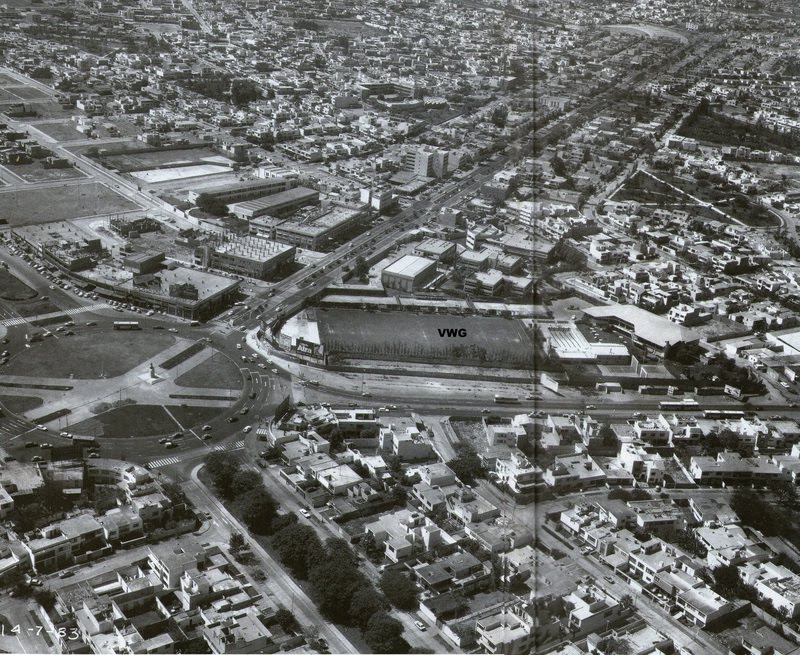 Antiguas fotos aéreas de Santiago de Surco en Lima - Perú