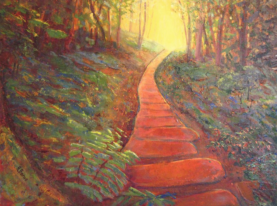 Loving my Path in the Woods Period