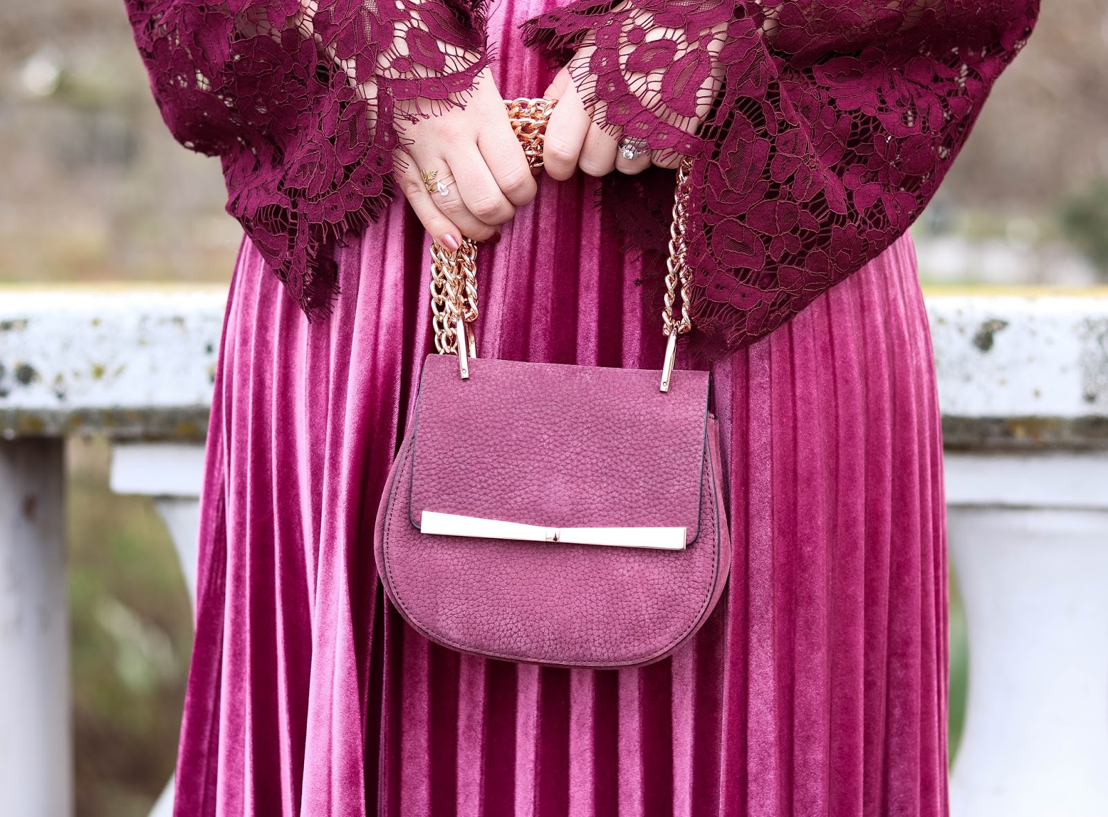 Pretty Plum Outfit Idea - Lizzie in Lace