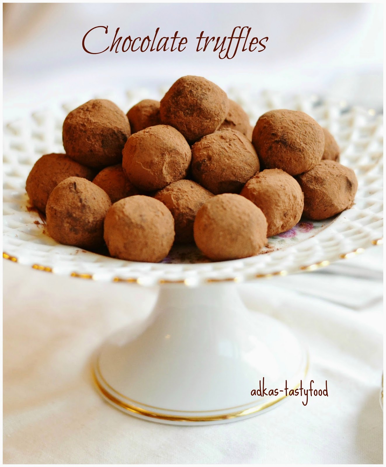 .. chute a vône mojej kuchyne...: Chocolate truffles - Čokoládové truffle