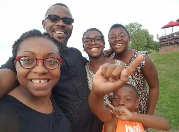 Okey Bakassi reunites with his family for a summer vacation (photos)