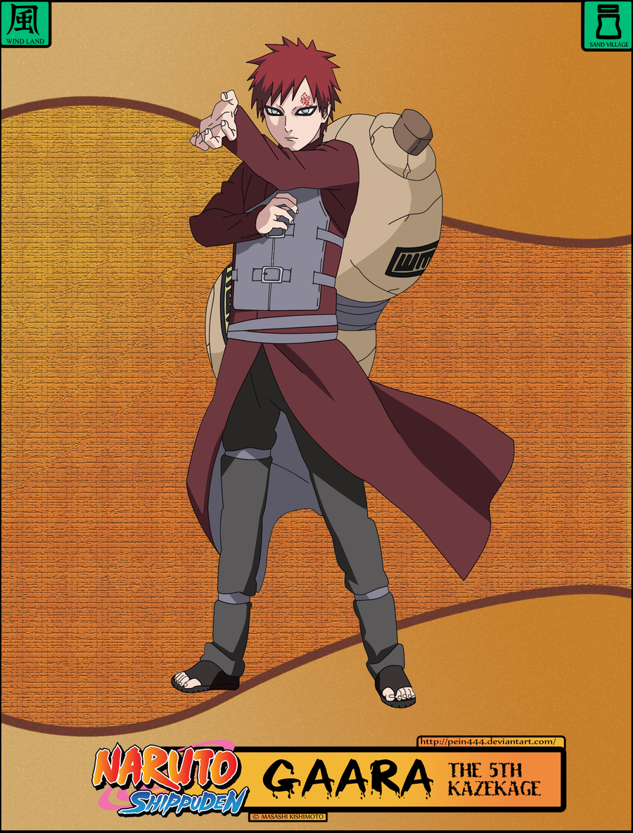 cool anime character: Sabaku no Gaara