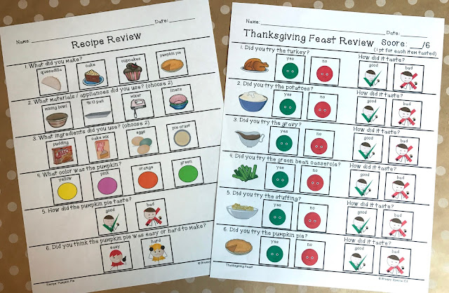 How to Host a Thanksgiving Feast with Your Special Education Class ...