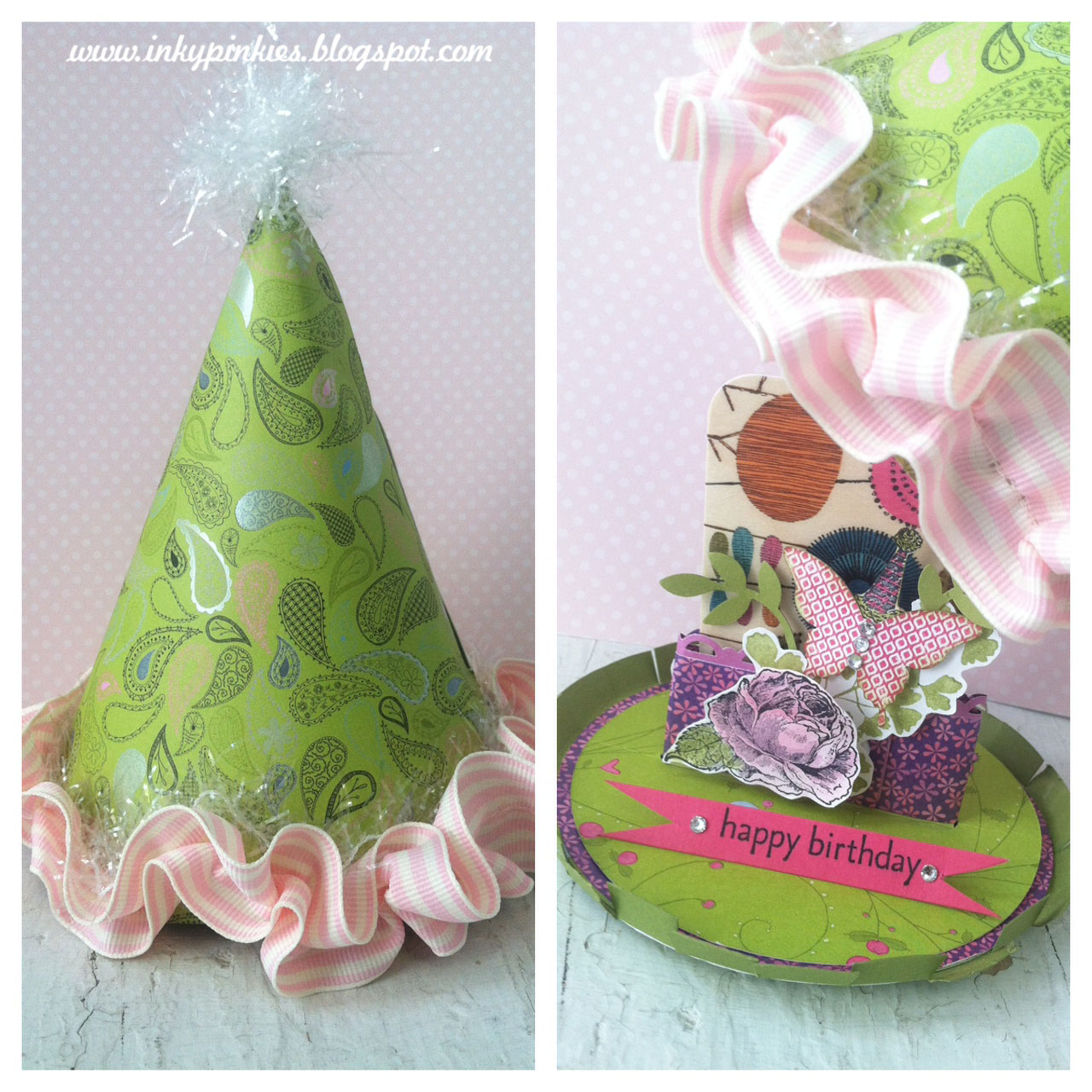 InkyPinkies: Big Top Party Hat!