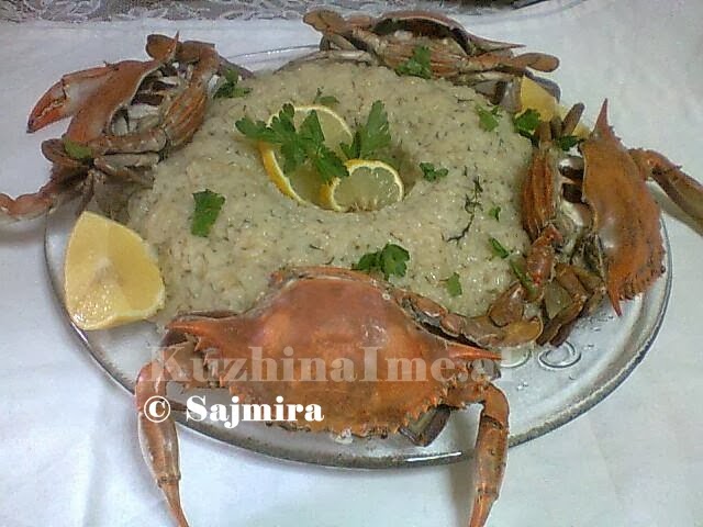 KuzhinaIme.al: Oriz (Risotto) me gaforre (Receta e deguar nga Sajmira)