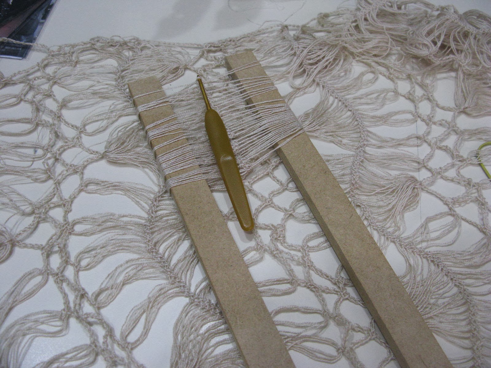 morraket: hairpin lace crochet