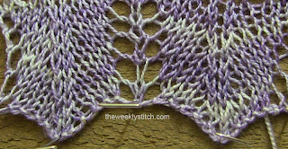 Chevron Lace | The Weekly Stitch