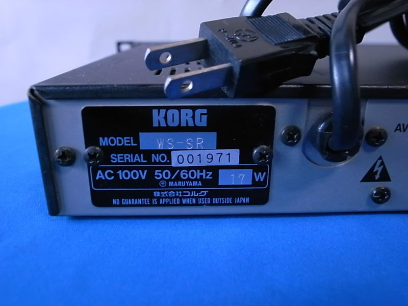 MATRIXSYNTH: Korg WaveStation SR WS-SR Rackmount