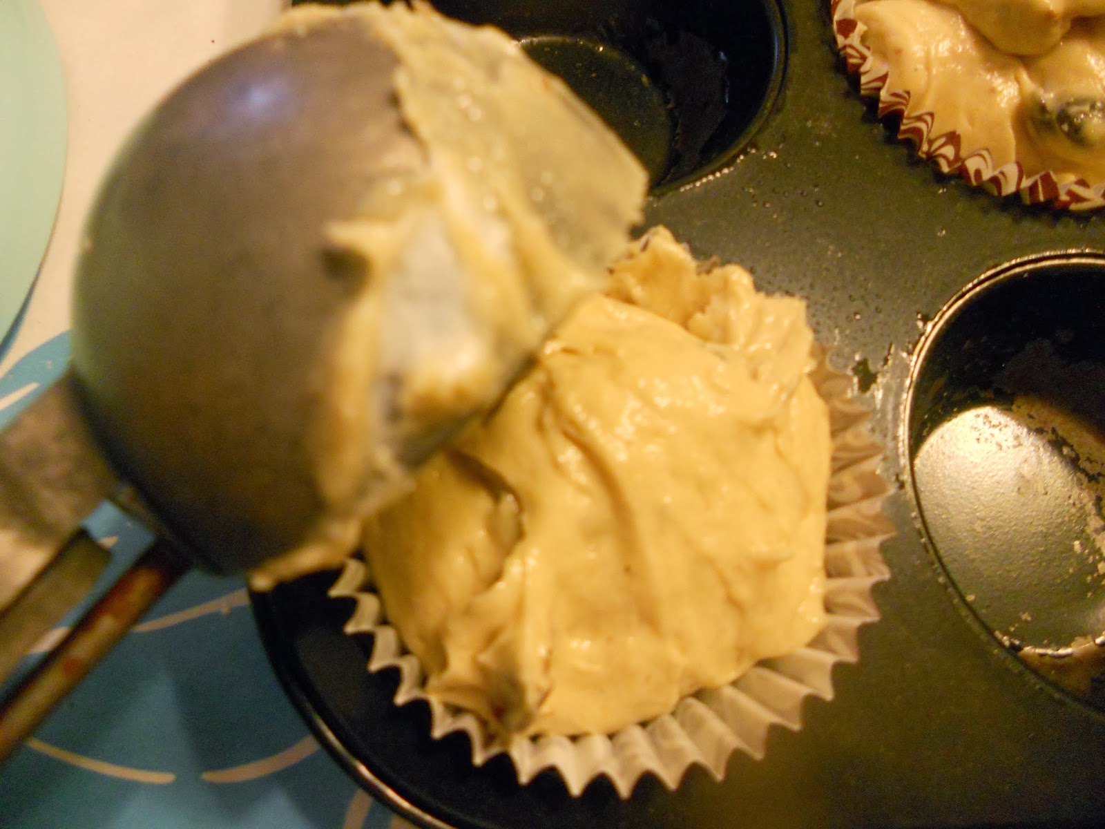 Los cupcakes de Clara: Muffins de nueces de pecán, plátano y chips de ...