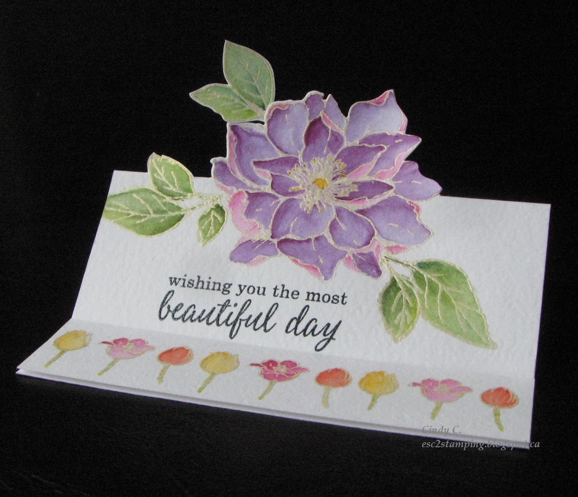 Escape to Stamping: Partial die cutting My Monthly Hero Kit - 104 (card 3)