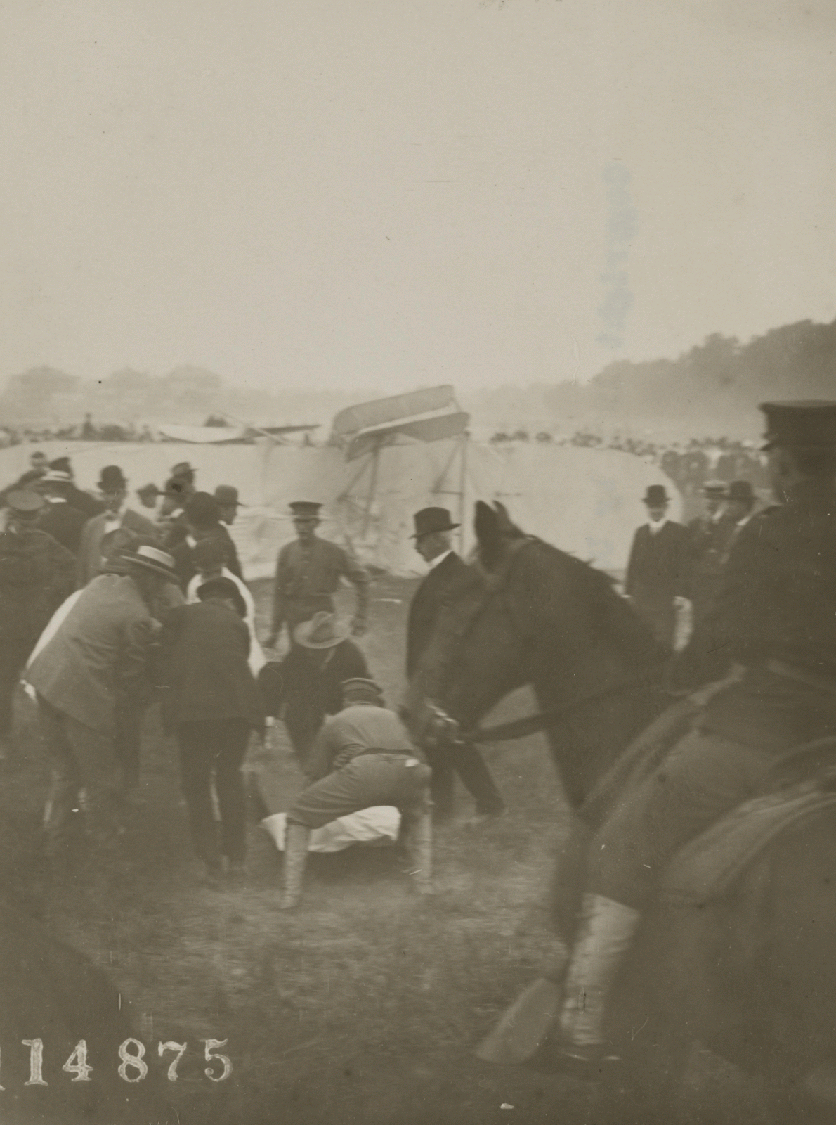 The Chubachus Library of Photographic History: Crash of the Wright ...