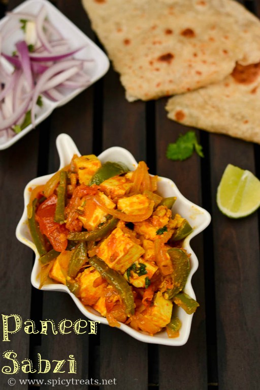 Spicy Treats: Paneer Sabzi Recipe | Quick Paneer Dry Curry Recipe ...