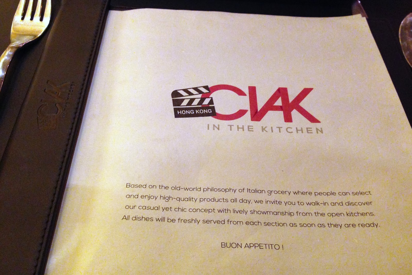 A good take - CIAK in the Kitchen | Joie de Vivre - Blog by g4gary