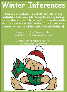 The Speech Ladies: Winter Inferences