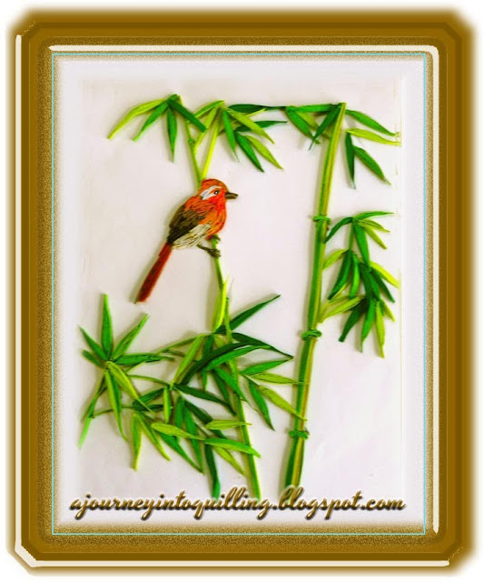 A Journey into Quilling & Paper Crafting: Quilled Picture of Nature ...