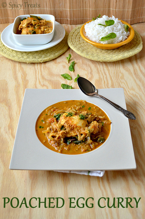 Spicy Treats: Muttai Kuzhambu / Poached Egg Curry