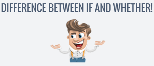 Uso de Whether o IF - Aprendo inglés