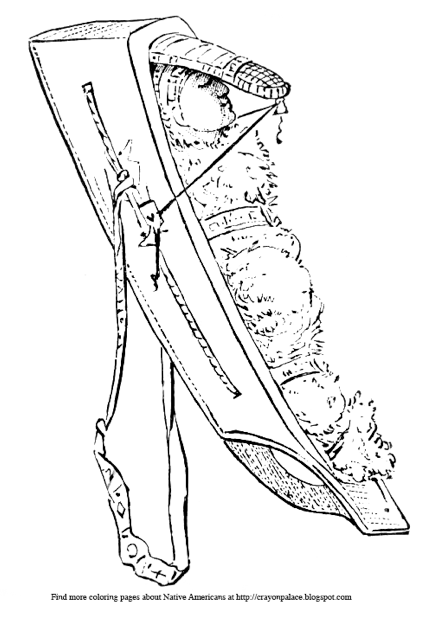 Cradle Coloring Page Coloring Pages