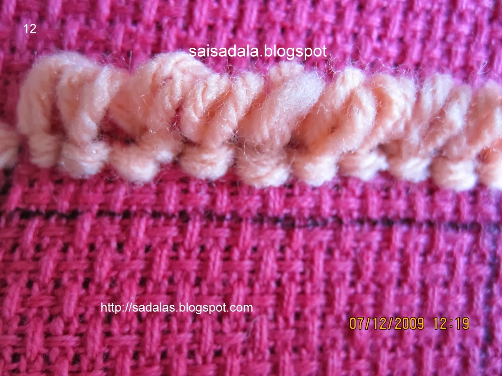 Sadala's Embroidery: Tutorial: Turkey Work