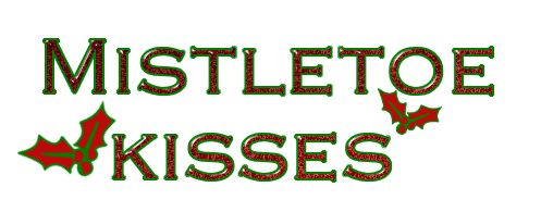Graphic Groupies: Mistletoe Word Art