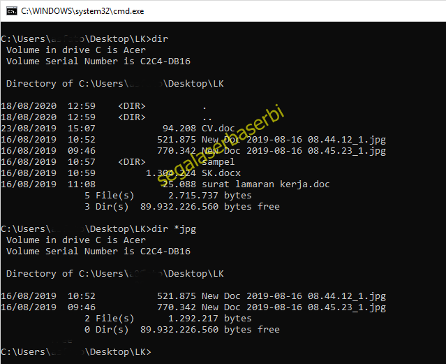 Mengenal Perintah Internal DOS - SERBA SERBI