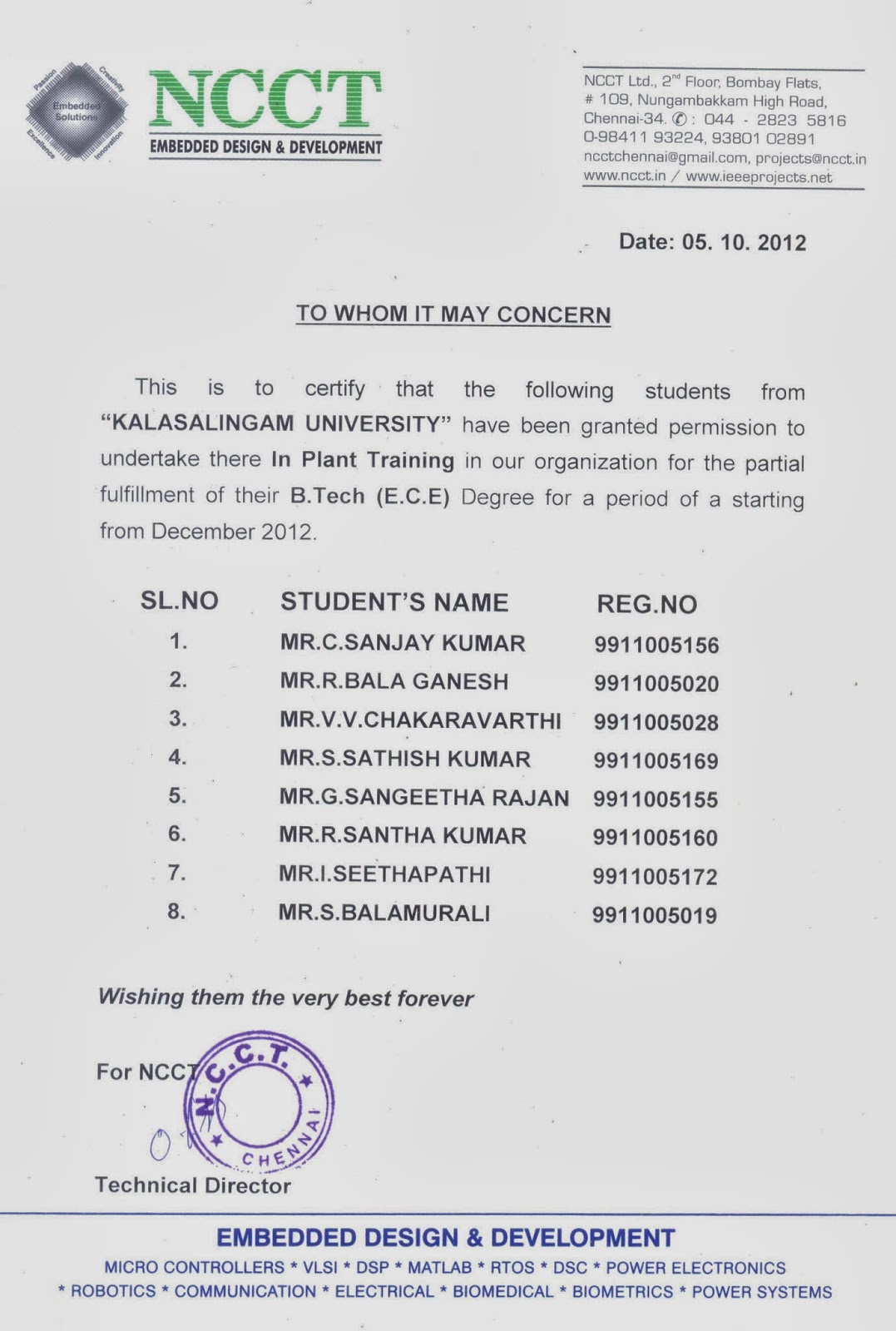 NCCT - PROJECT IMAGE GALLERY: NCCT, IEEE Projects Final year Projects ...