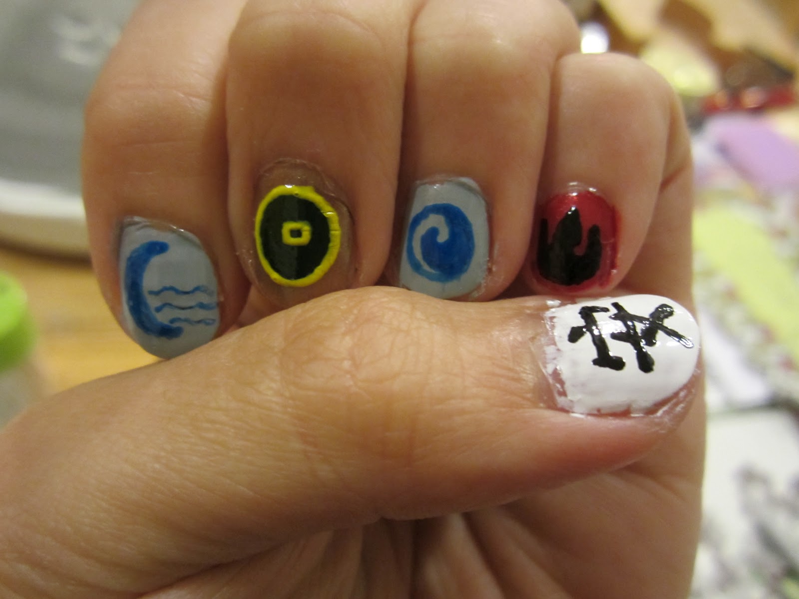 Nowhere else but here: A:TLA and LOK nail art