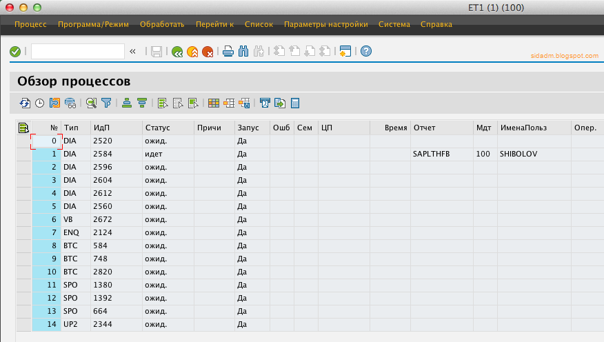 sidadm: SAP GUI for Mac OS X