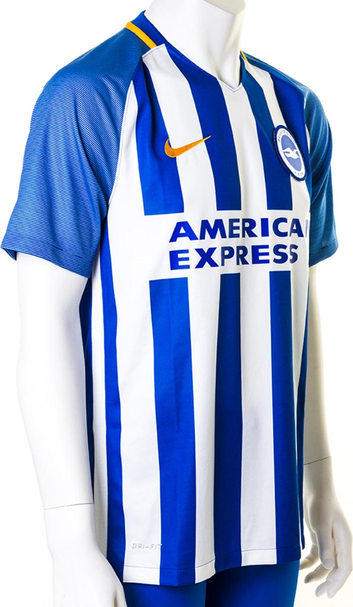 Brighton & Hove Albion 17-18 Premier League Home Kit Released - Footy ...