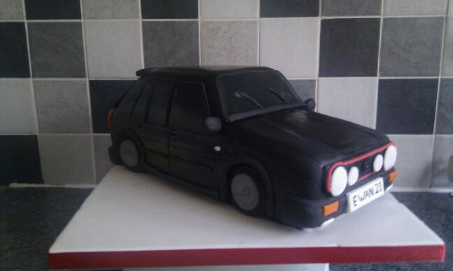 Sam's Cakes: VW Golf Mk1 cake