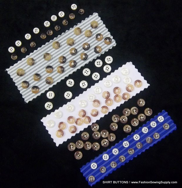 Off The Cuff ~Sewing Style~: Button, Button, Who Has New Shirt Buttons?