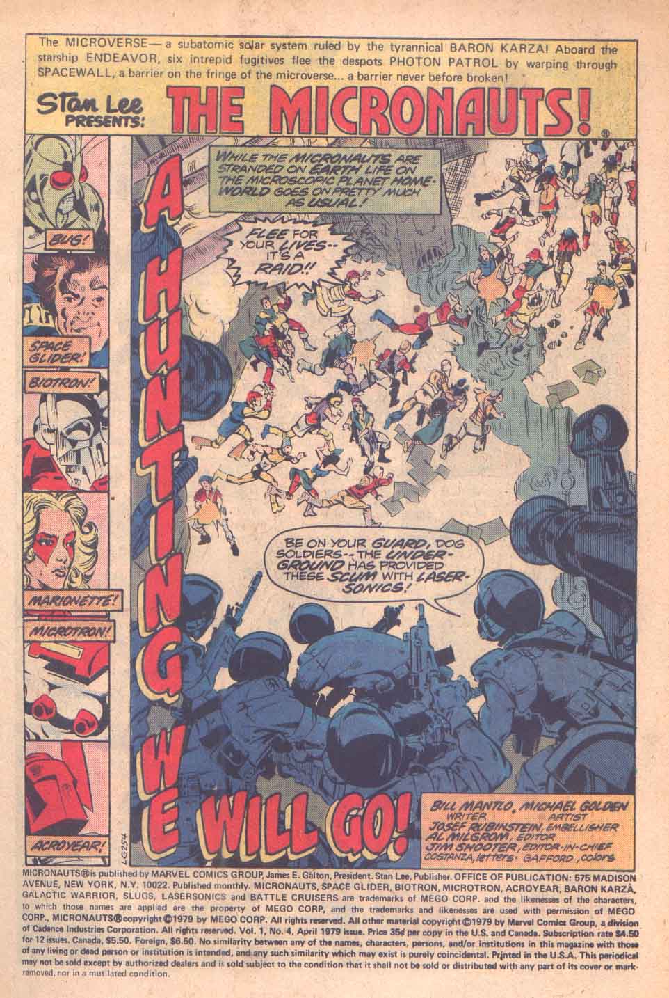 Diversions of the Groovy Kind: Making a Splash: Michael Golden's Micronauts