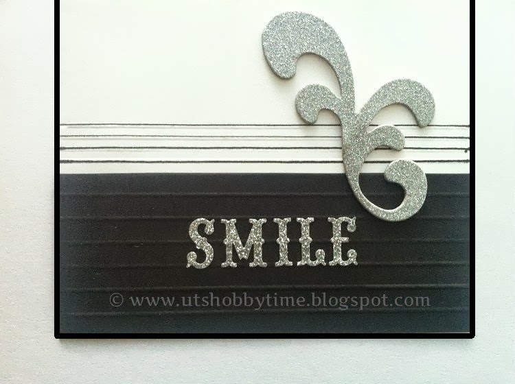 ***UTs Hobby Time***: Handmade Clean and Simple (CAS) Smile Card