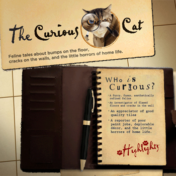 Sharings: Curious Cat is in your house, chekkin’ your tilez.