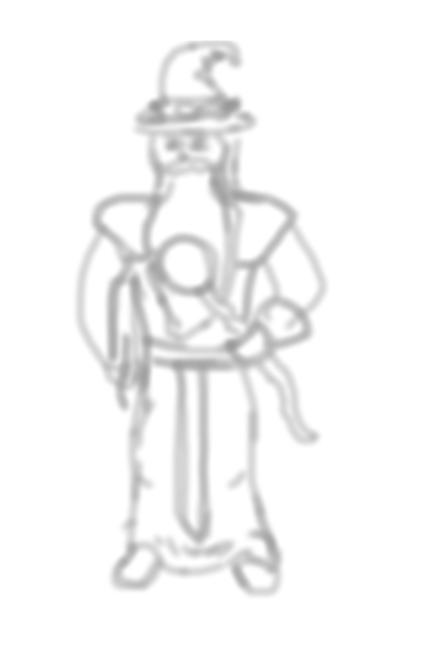 Julien Brightsides Art: Tibia Wizard, step by step