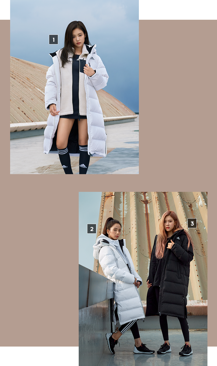 Blackpink For Adidas Korea Long Padding FW 2018 Collection