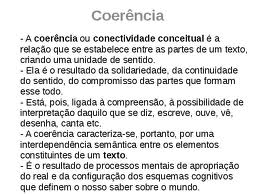 CONHECENDO O MUNDO DAS LETRAS: COERÊNCIA TEXTUAL