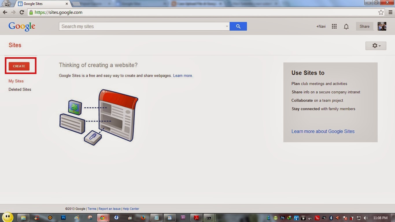 Cara Upload File di Google - Google site ~ Pripun Carane