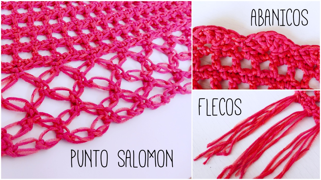 CHAL TRIANGULAR FACIL A CROCHET - Ahuyama Crochet